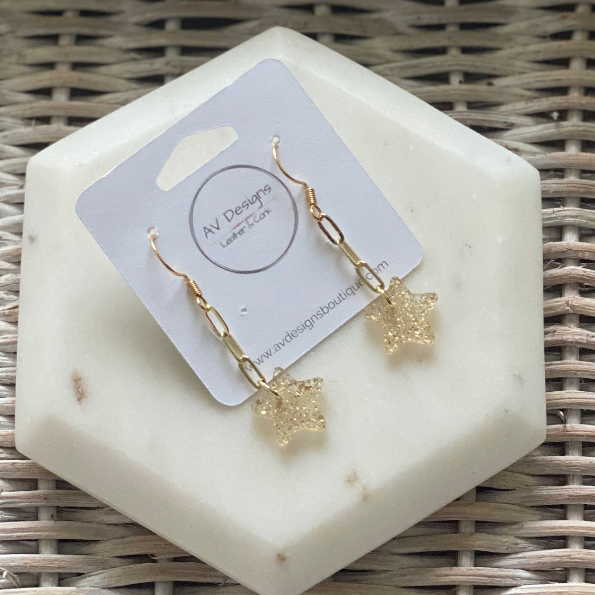 Sparkle Star Drops – AV Designs Boutique